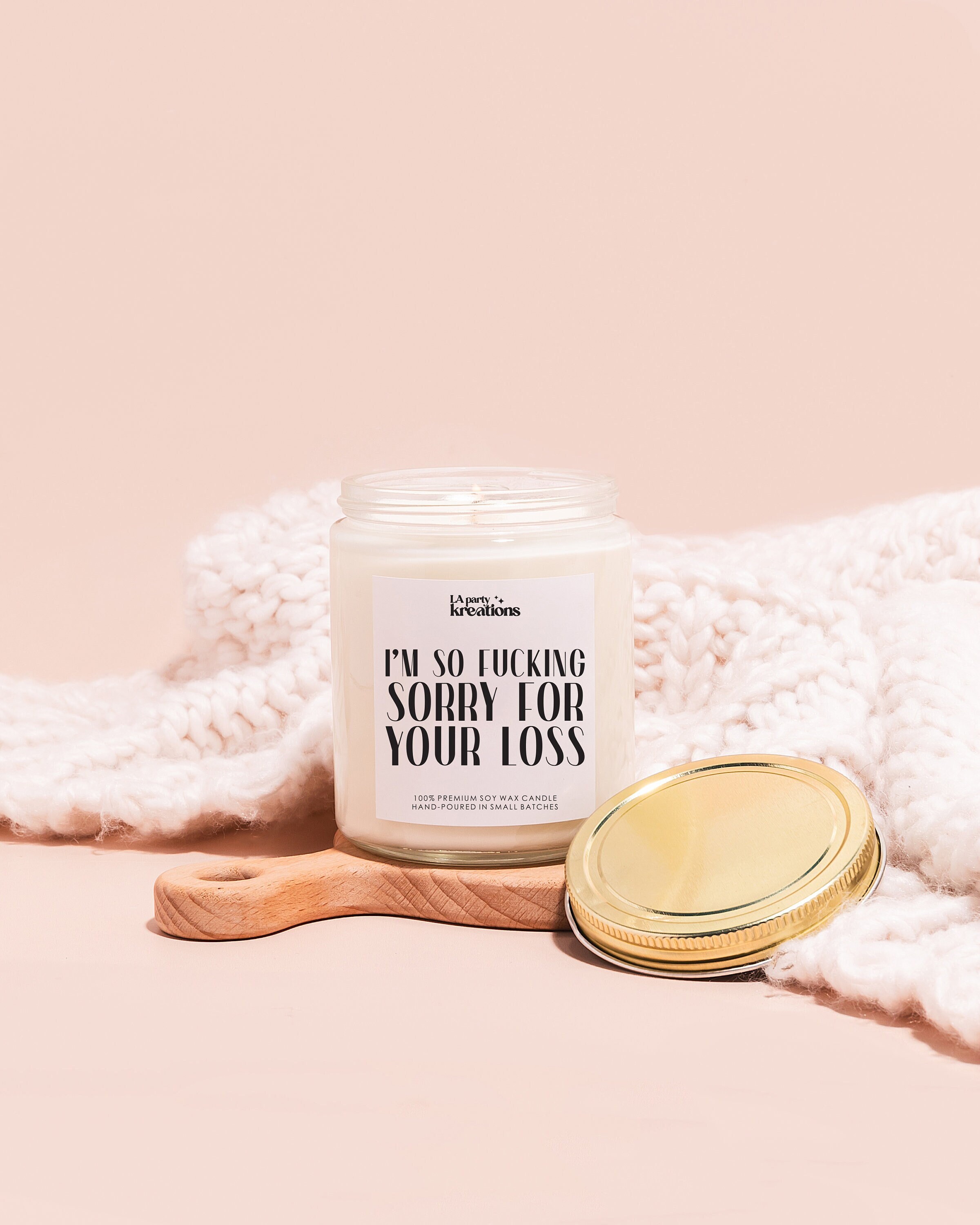 Sorry for Your Loss Candle, Sympathy Gift, My Condolences, Mourning ...