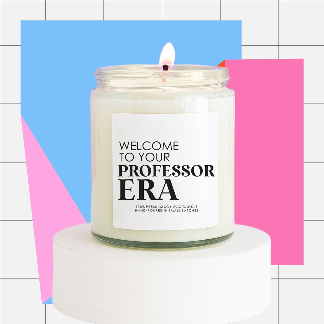 New Professor Candle Gift, Professor Era Candle, Funny New Professor ...