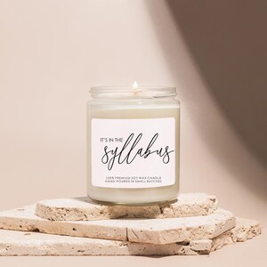 New Professor Candle Gift, Professor Era Candle, Funny New Professor ...