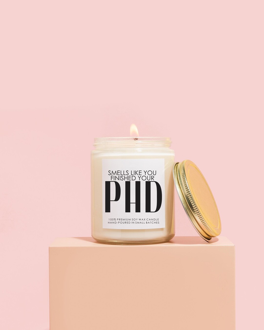 Phd Graduation Gifts for Her Phd Gift Funny Phd Completion Candle Funny ...