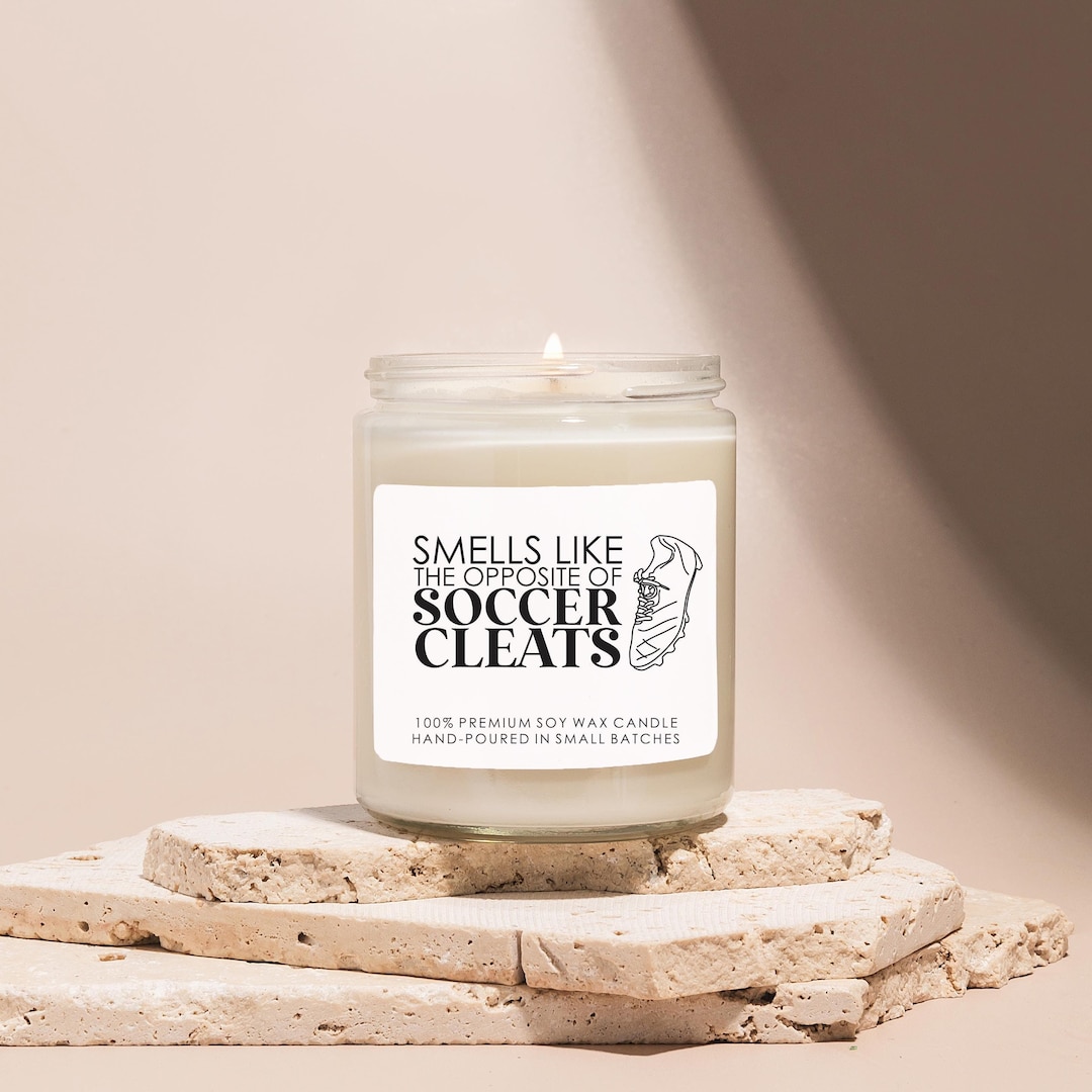 Funny Soccer Player Candle Gift, Soccer Parent Candle, Gift for Soccer ...