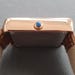 Men Classic Watch Square Rectangular Brown Leather Strap Roman Numeral ...