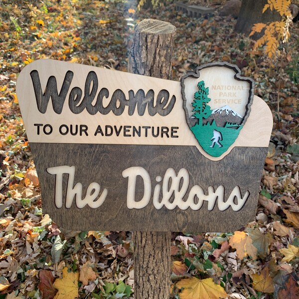 Custom National Park Sign - Etsy