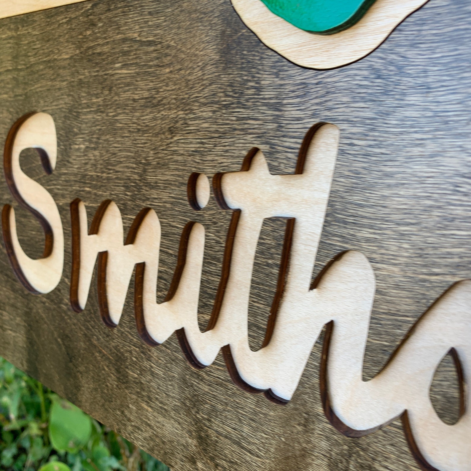 National Park, Last Name Sign, Family Name Sign, Personalized Wood Sign ...