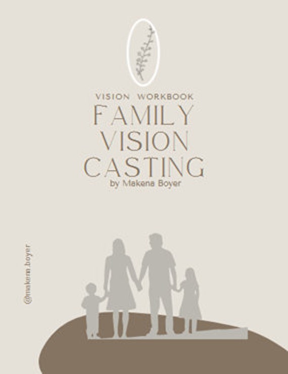 Family Vision Casting Workbook | Etsy