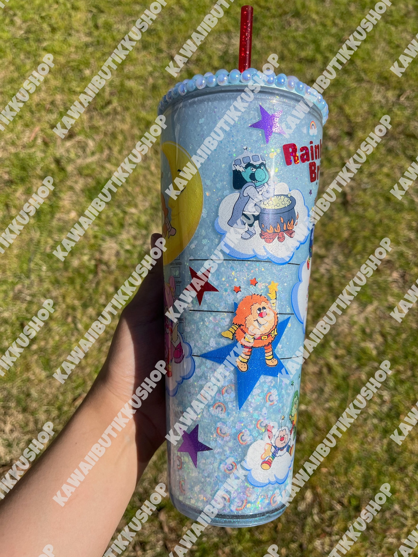 80s Vintage Handmade Rainbow Unicorn Brite Starlight Sprite Glitter ...