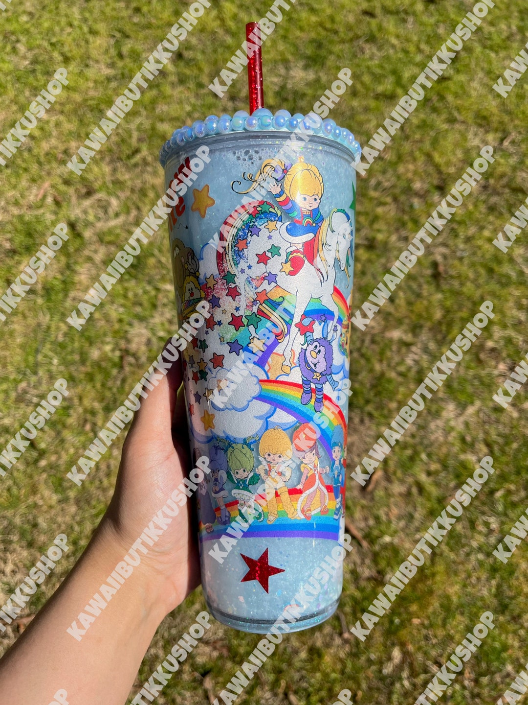 80s Vintage Handmade Rainbow Unicorn Brite Starlight Sprite Glitter ...