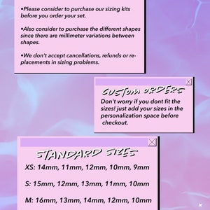 Heat Map Square Press on Nails / 3d Nails / Luxury Press on Nails ...