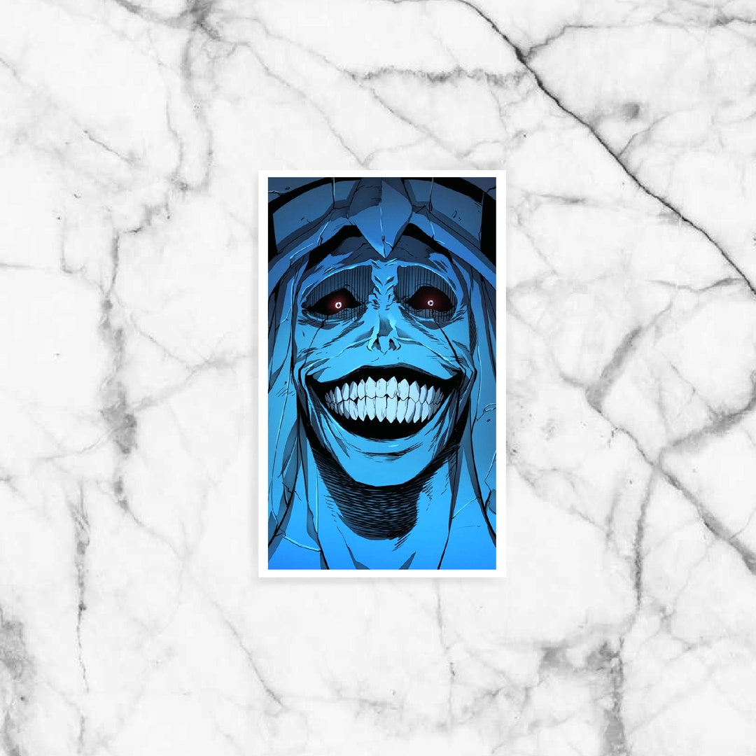 Happy Statue Anime Sticker, Manga Sticker, Laptop Sticker, Anime ...