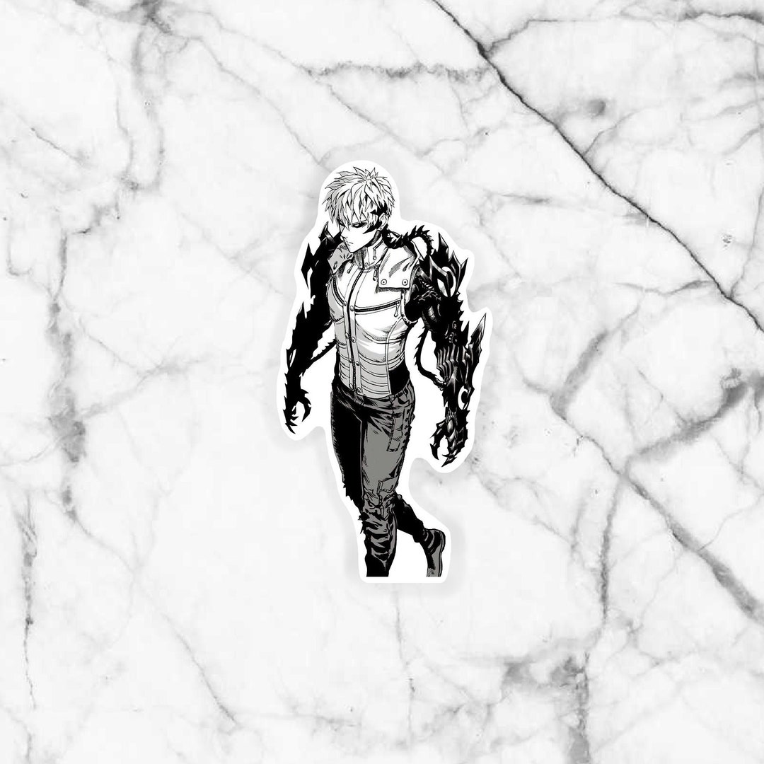 Cyborg Human Side Kick Manga Sticker Anime Inspired Decal, Laptop Decal ...