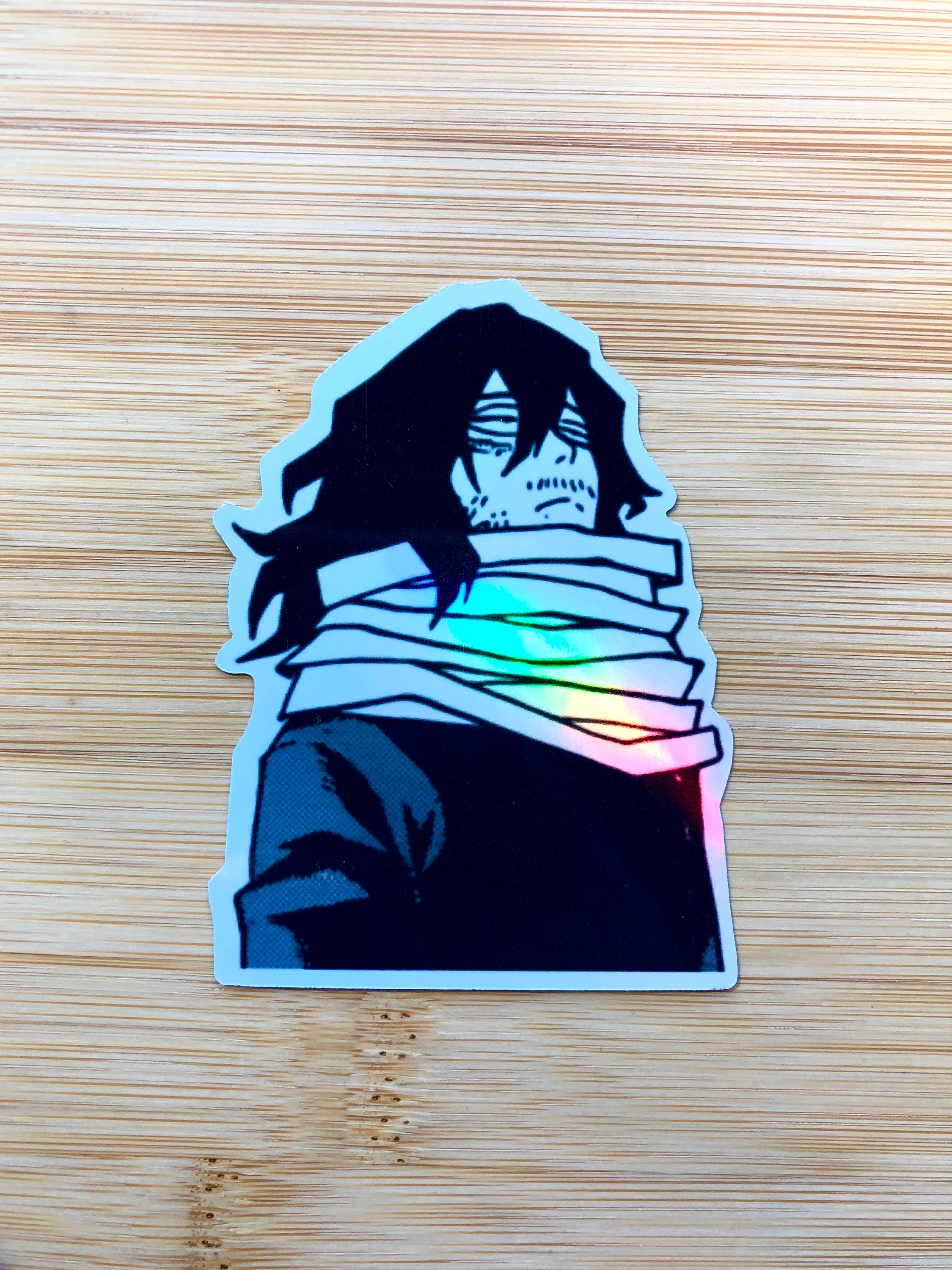 Sleepy Teacher Hero Sticker Anime Inspired Decal Laptop - Etsy