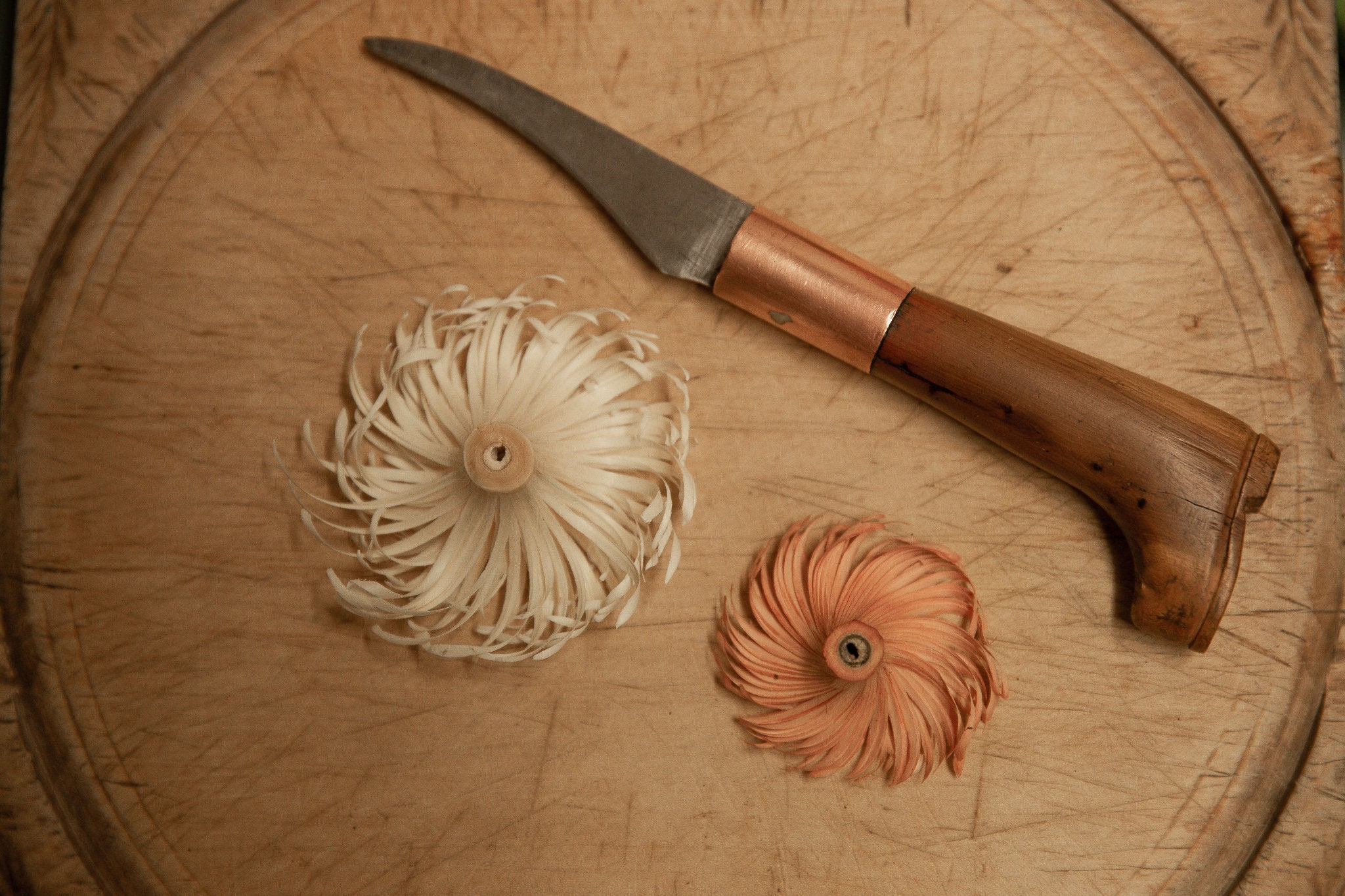 Wooden Flowers carved the Traditional Romani/gypsy Way - Etsy UK