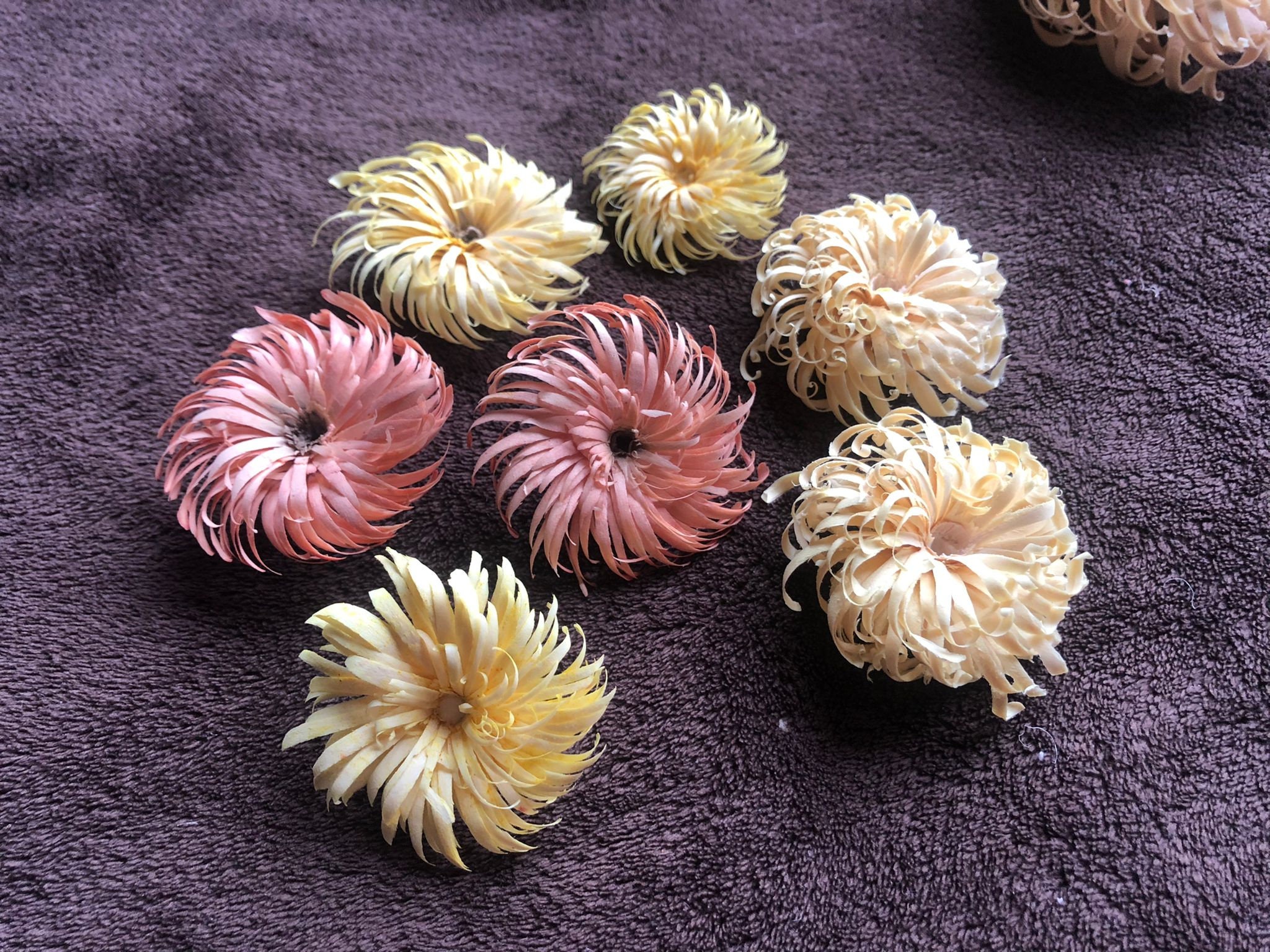 Wooden Flowers carved the Traditional Romani/gypsy Way - Etsy UK