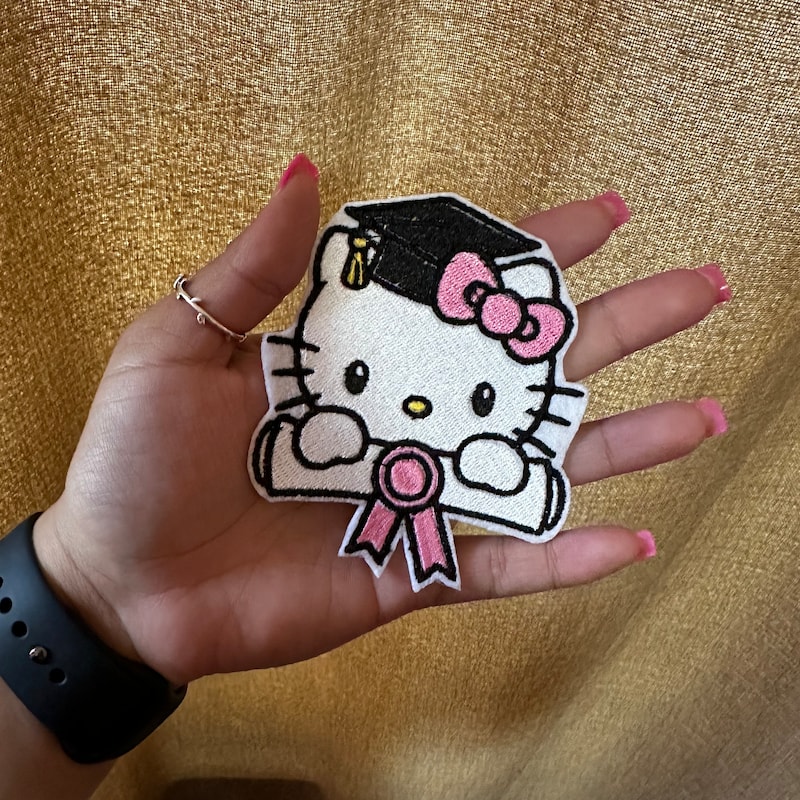 Hello Kittys Svg Graduation - Etsy