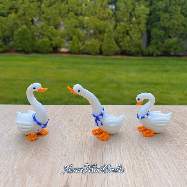 Glass Goose - Etsy