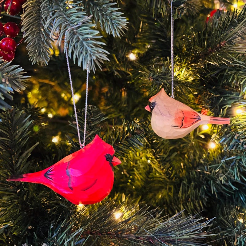 Cardinal Ornament - Etsy