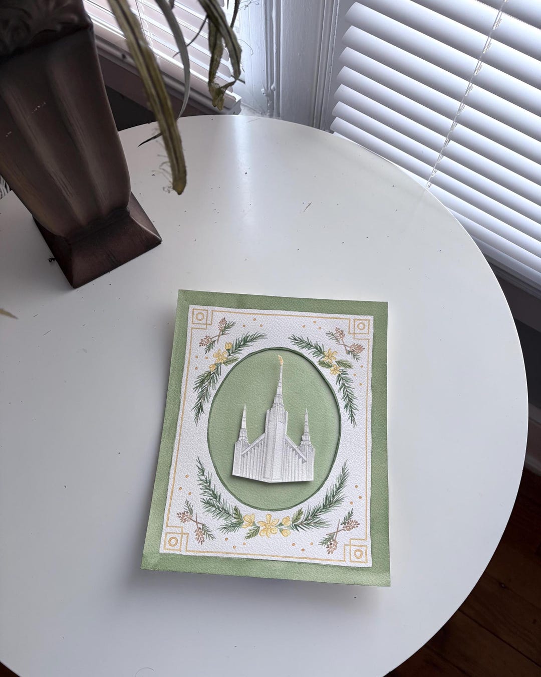 Portland Oregon Temple | Original LDS Temple Watercolor Art: 8x10 - Etsy
