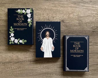 Custom Painted Book of Mormon - Full Cover - Etsy