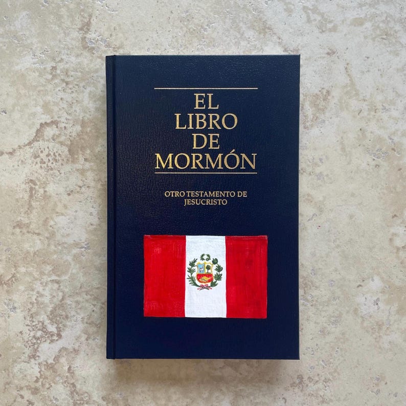 Custom Mission Map & Flag Book of Mormon | Called to Serve | Elder ...