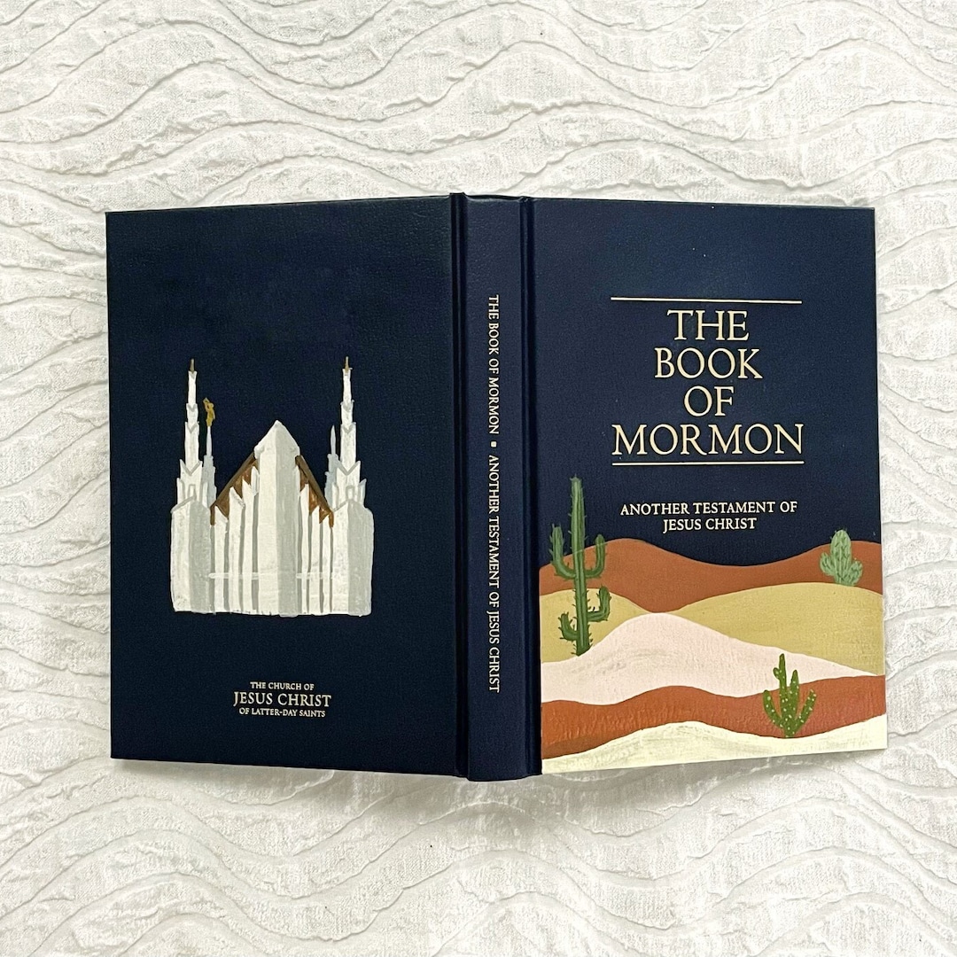 Mission-themed Custom Painted Book of Mormon - Etsy
