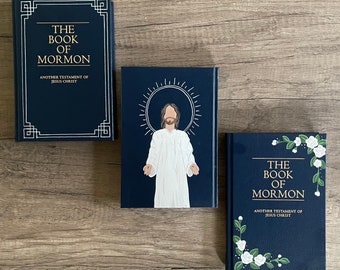 Painted Lilly Book of Mormon - Etsy