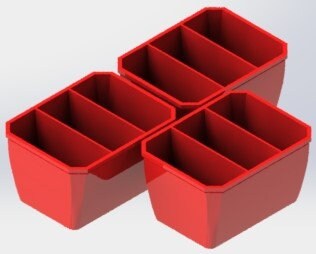 STL Files - 3 Drawers Bins Set - Etsy