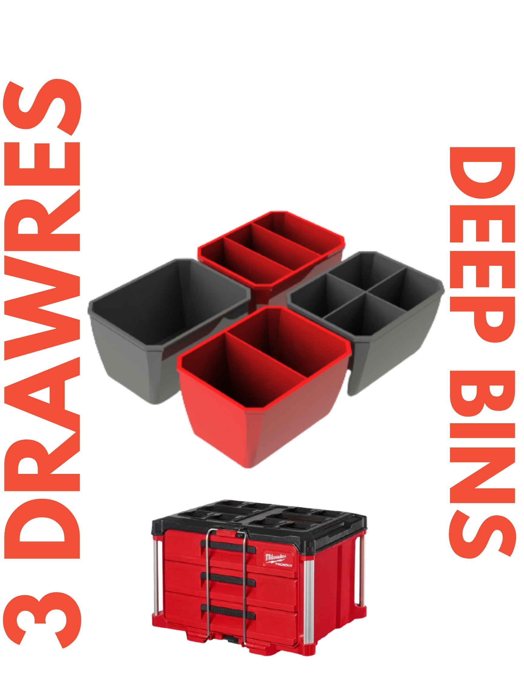 STL Files - 3 Drawers Bins Set - Etsy
