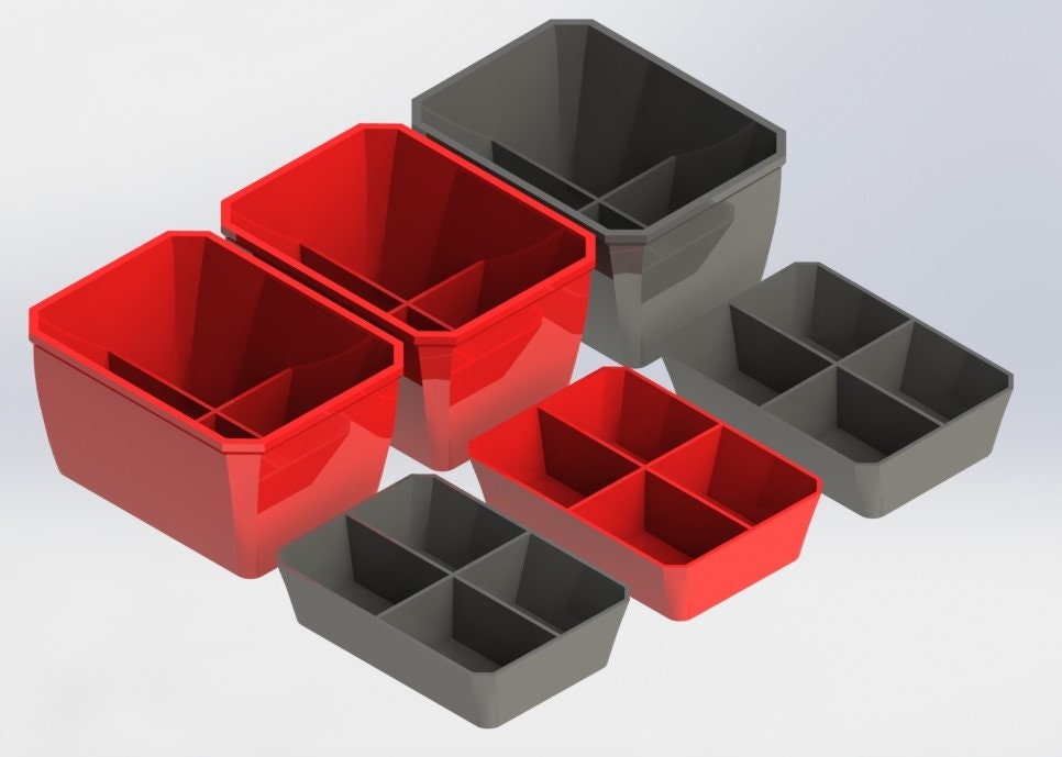 STL Files - 3 Drawers Drop-in Bins Set - Etsy