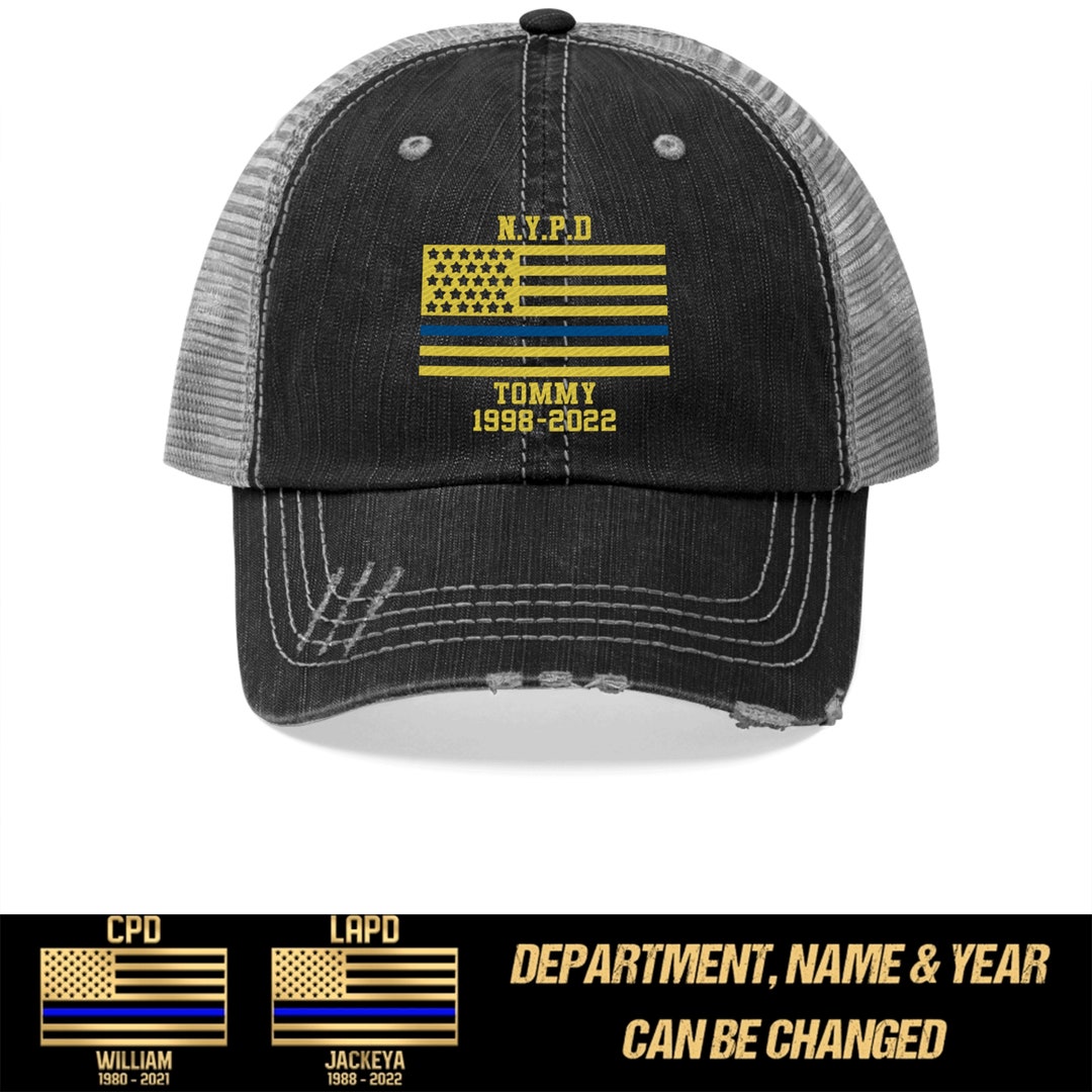 Personalized Embroidered Hat Personalized US Law Enforcement - Etsy