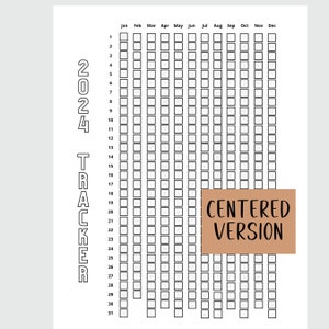 2025 Circular Workout Tracker | Printable Fitness Planner | Daily ...