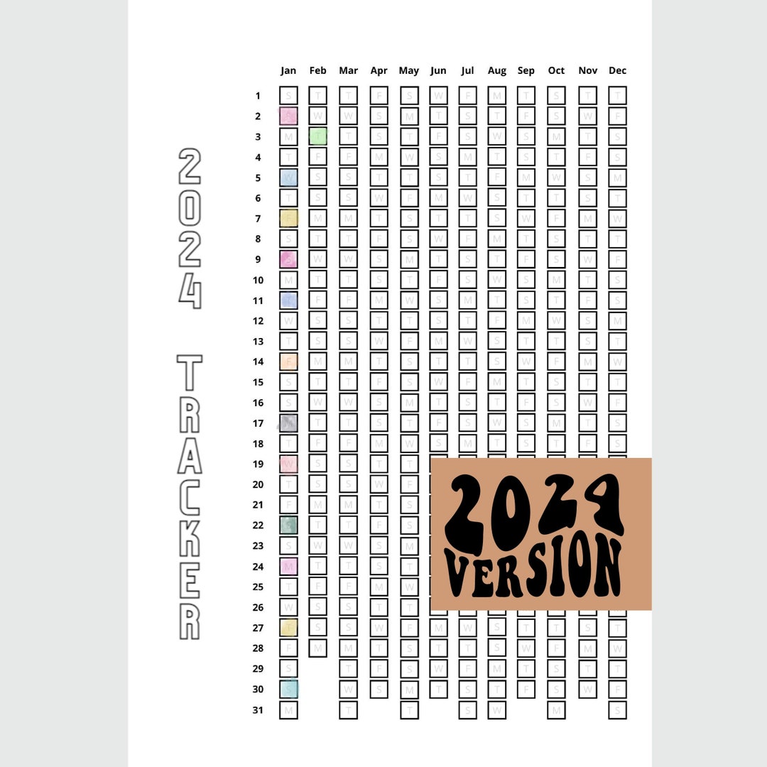 2025 Daily Workout Tracker | Pixel Habit Tracker | Printable Workout ...