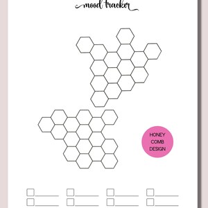Printable Mood Tracker Journal Daily Anxiety Tracker Emotion Sleep ...