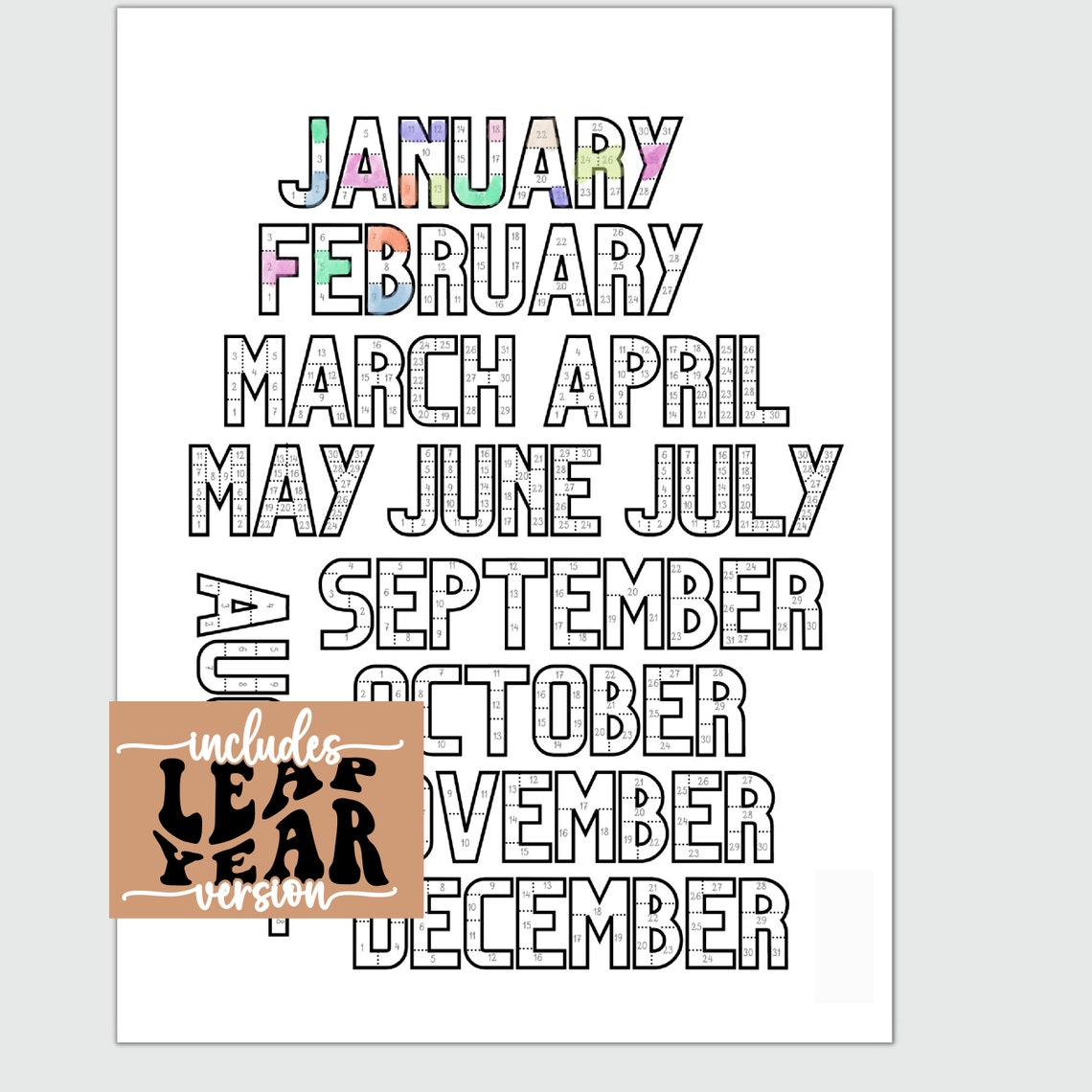 2024 Leap Year Workout Calendar Printable Workout Tracker Daily ...