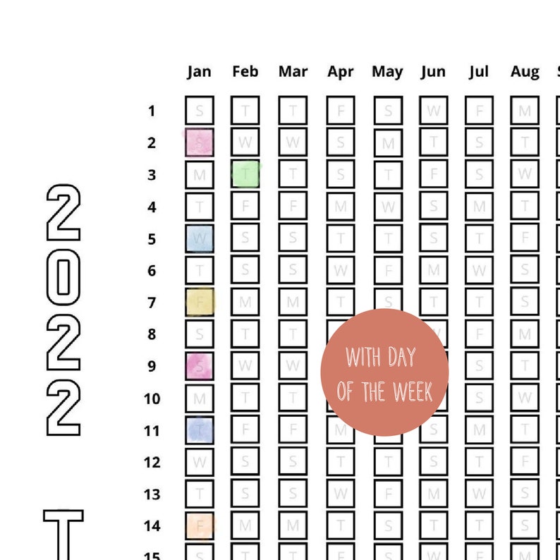 Visual Daily Habit Tracker Monthly Workout Exercise Track | Etsy