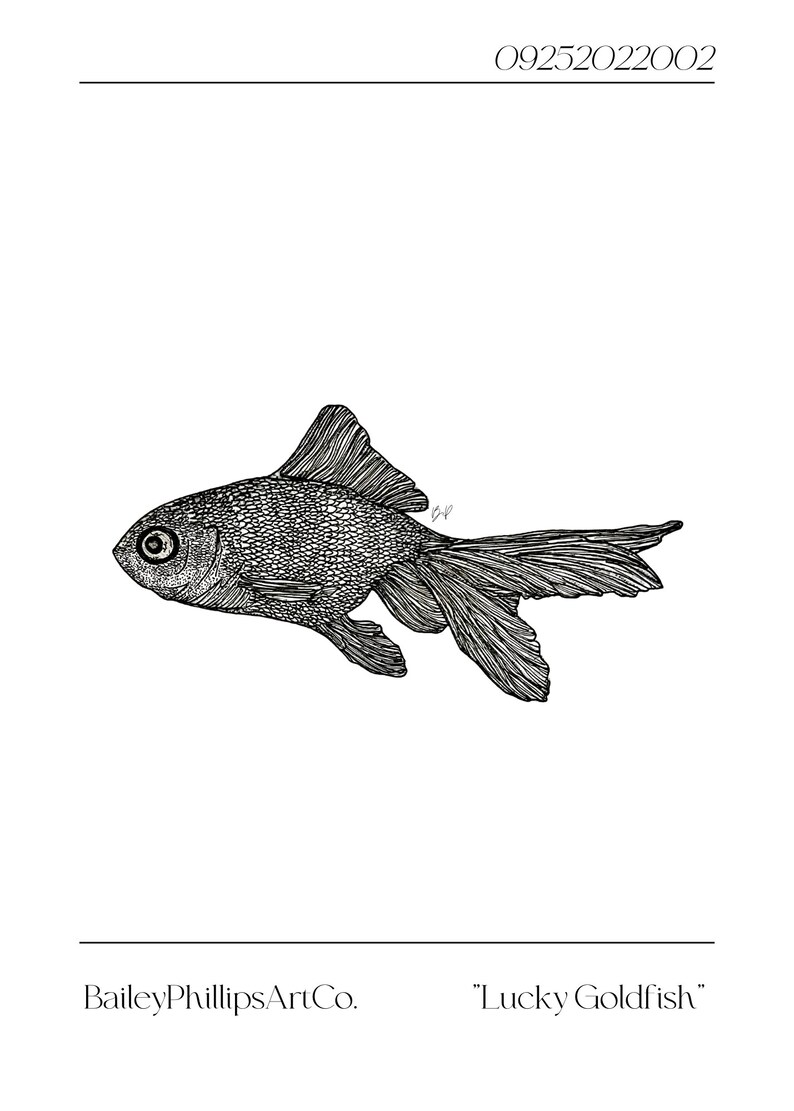 The Lucky Goldfish - Etsy