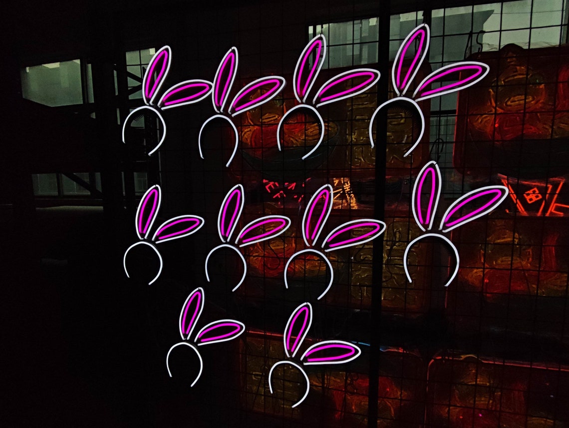 Rabbit Costume for Adults, Bunny Costume Ears, Bunny Ears, Light up ...