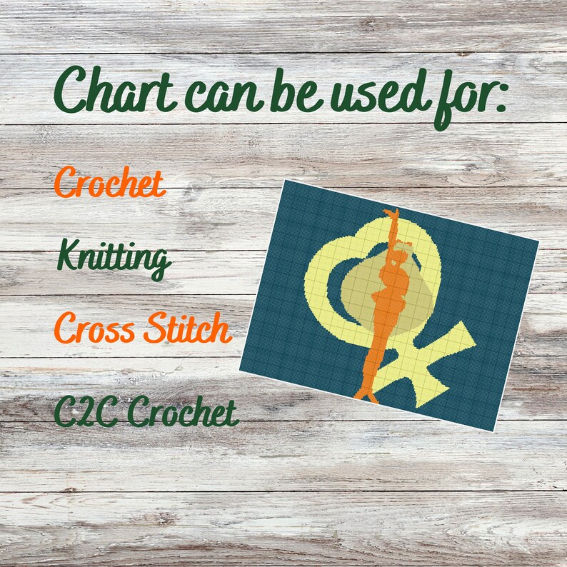 Sailor Venus Inspired Crochet Blanket Graph Pattern - Etsy