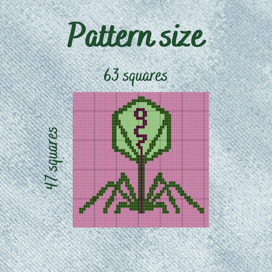 Bacteriophage Crochet Pillow Pattern - Etsy