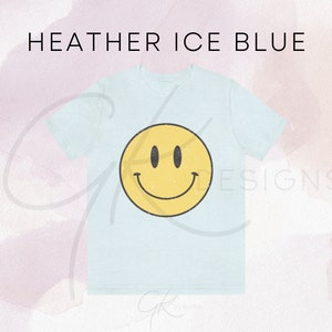 Smiley Face Shirt Smiley Face T-shirt Smile Shirt Oversized Tee Happy ...