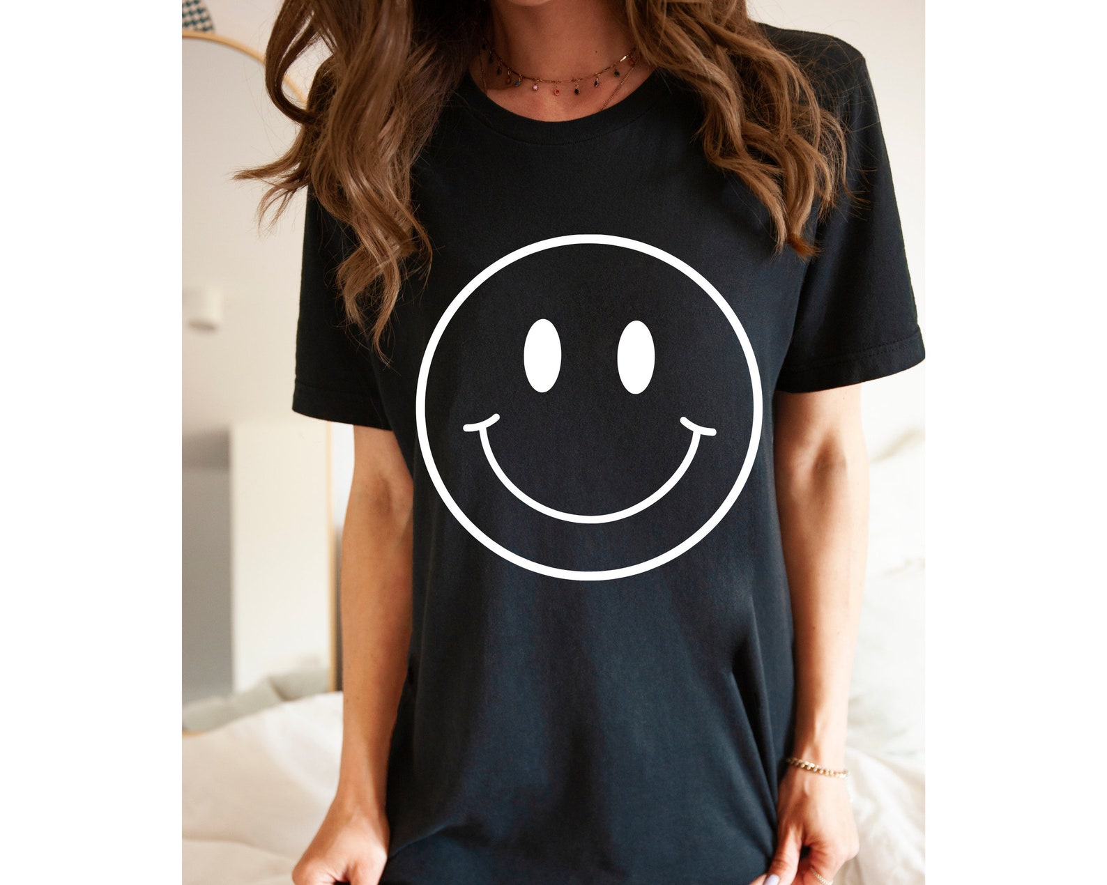 Smiley Face Shirt Smiley Face T-shirt Smile Shirt Face Shirt Smiley ...