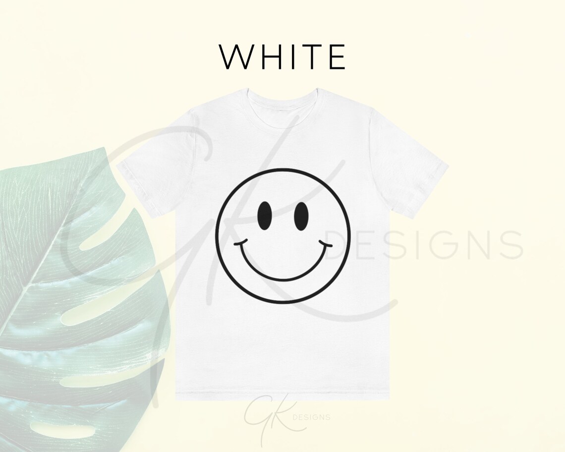 Smiley Face Shirt Smiley Face T-shirt Smile Shirt Face Shirt Smiley ...