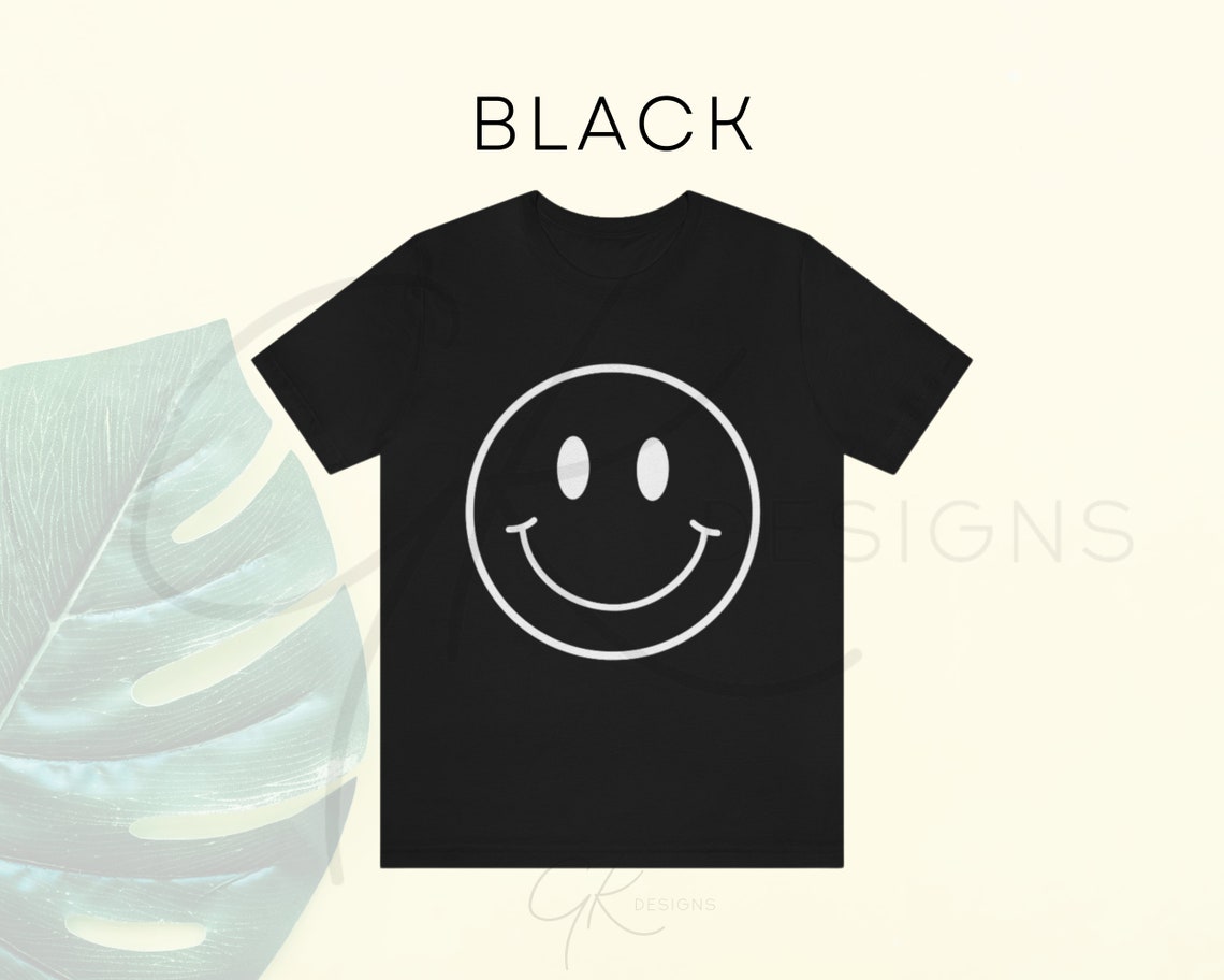 Smiley Face Shirt Smiley Face T-shirt Smile Shirt Face Shirt Smiley ...