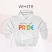 Full of Pride LGBTQ Gift Pride Day Celebration Equality Hoodie Rainbow ...