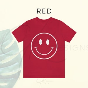 Smiley Face Shirt Smiley Face T-shirt Smile Shirt Face Shirt Smiley ...