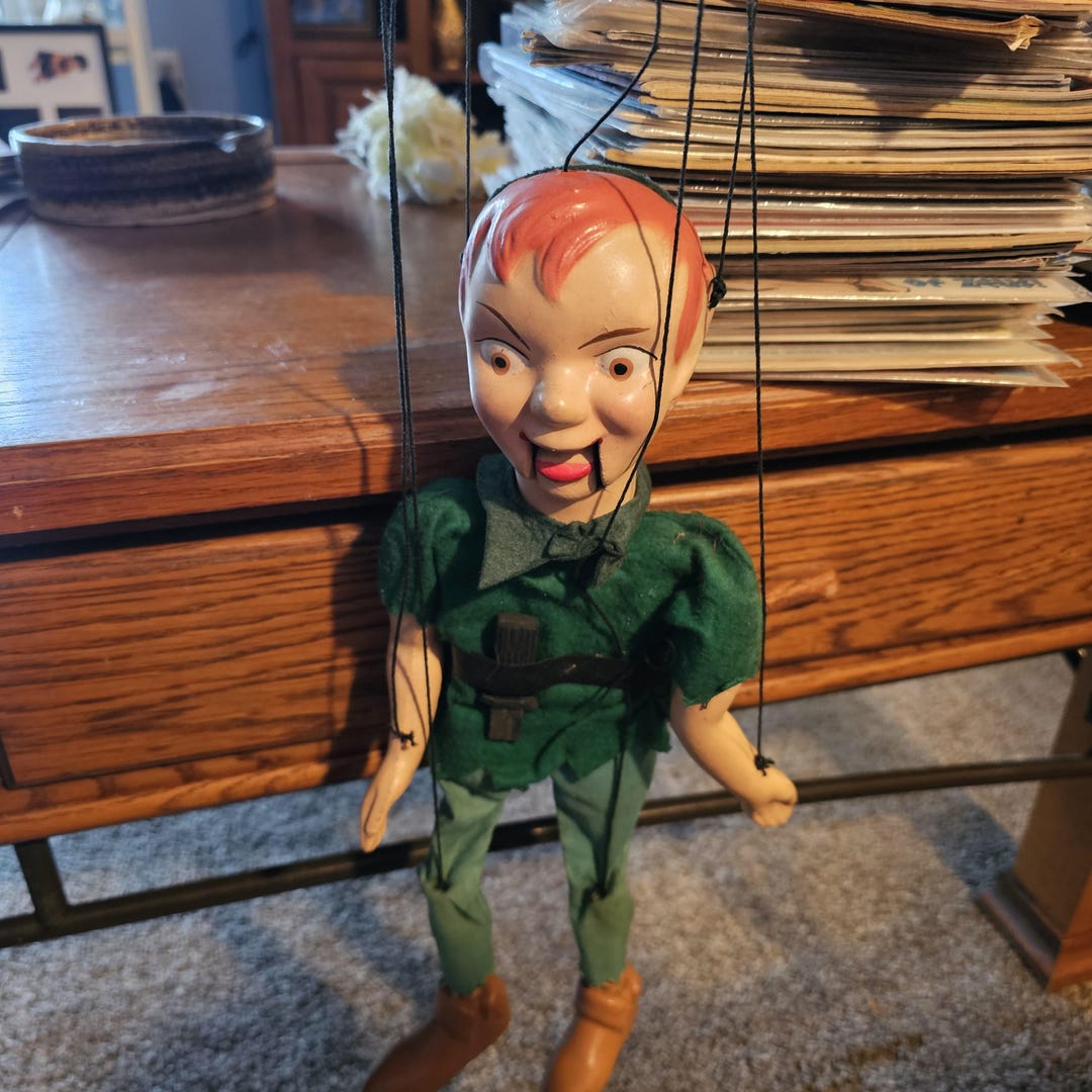 Peter Pan Puppet Doll Vintage - Etsy