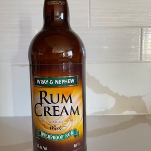 Wray & Nephew Rum Cream. Jamaican Rum Cream. 1 Liter Xlarge Bottles ...