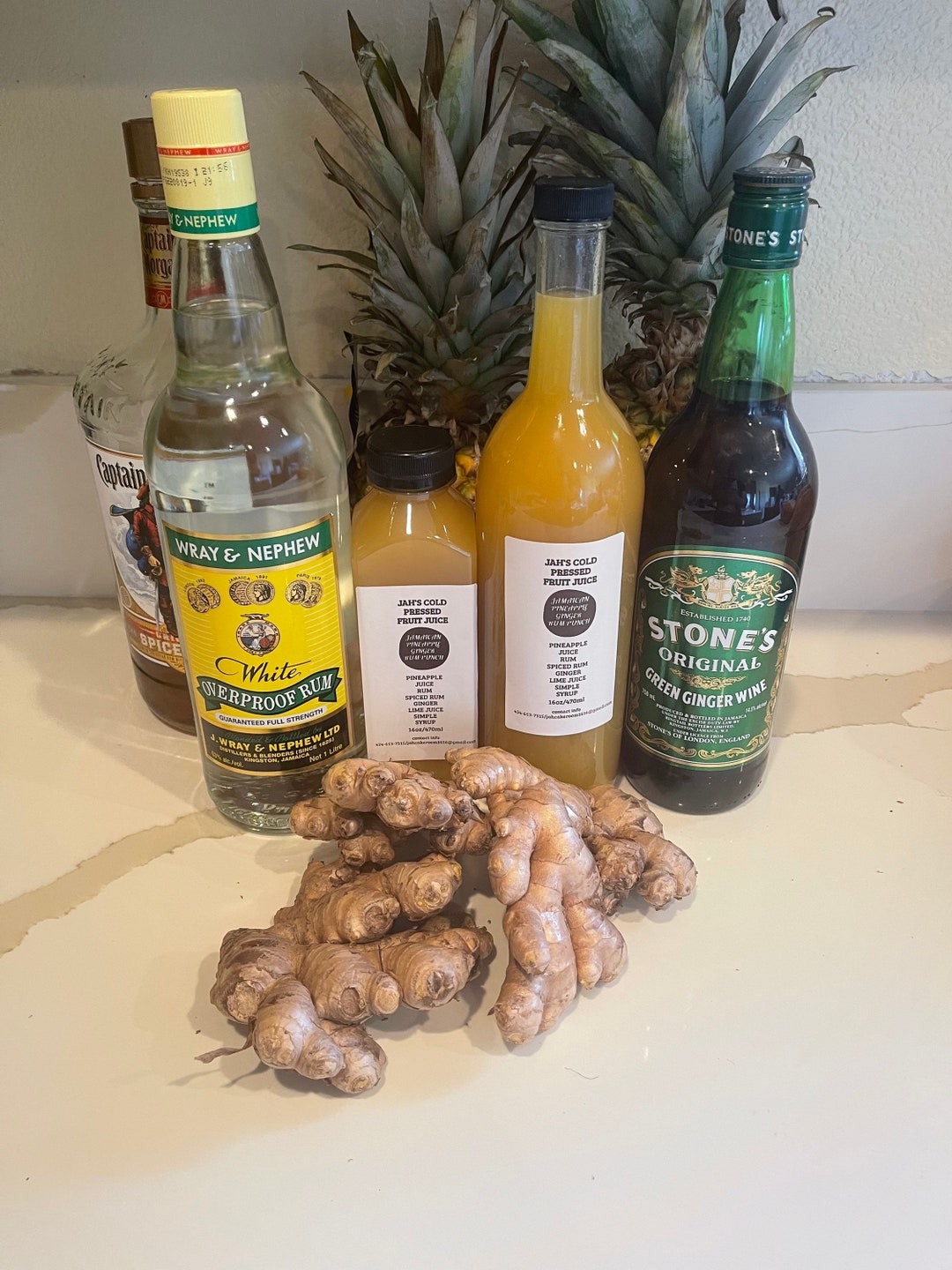 Jamaican Rum Punch, Pineapple, Ginger Rum Punch. Spiced Rum Punch ...