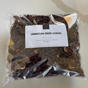 Organic Jamaican Dried Sorrel/dried Hibiscus/ Dried Sorrel. Sorrel ...