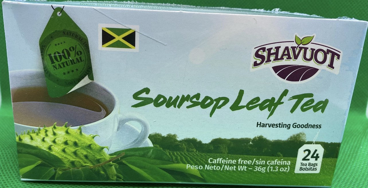 Soursop Leaf Tea. Shavout Soursop Leaf Tea/24 Tea Bags. - Etsy