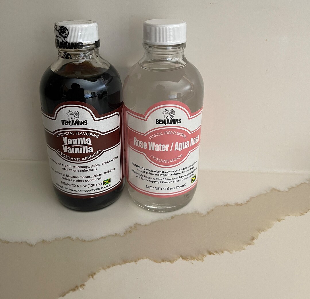 Benjamin Rose Water/ Benjamin Vanilla Rosewater, Vanilla -2 Combo Pack ...